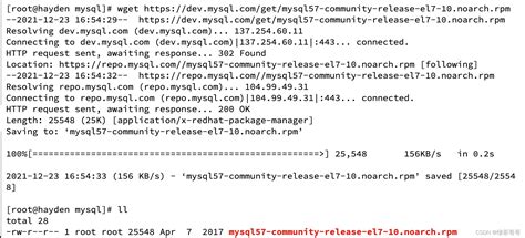 centos下安装及配置mysql centos mysql csdn博客