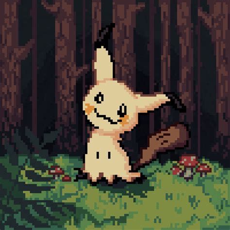 The Rookies Pixel Art Mimikyu By Aitanarosello