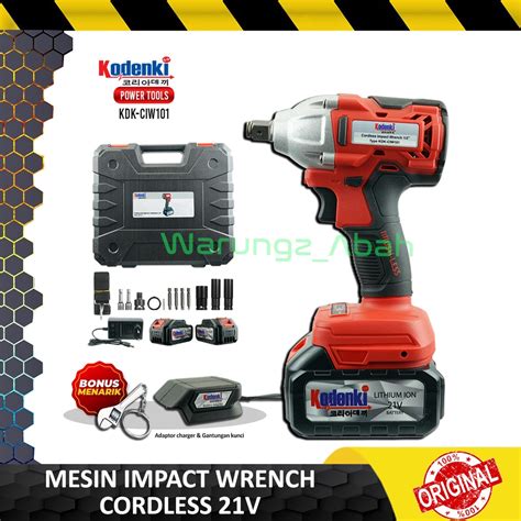 Jual ALAT MESIN BOR BUKA BAUT MUR CORDLESS IMPACT WRENCH DRIVER