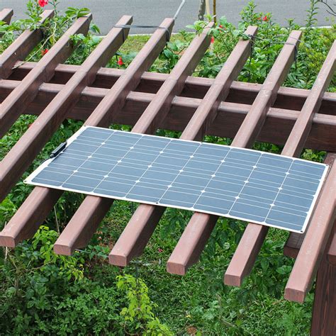 Panou Fotovoltaic Flexibil W V Monocristalin