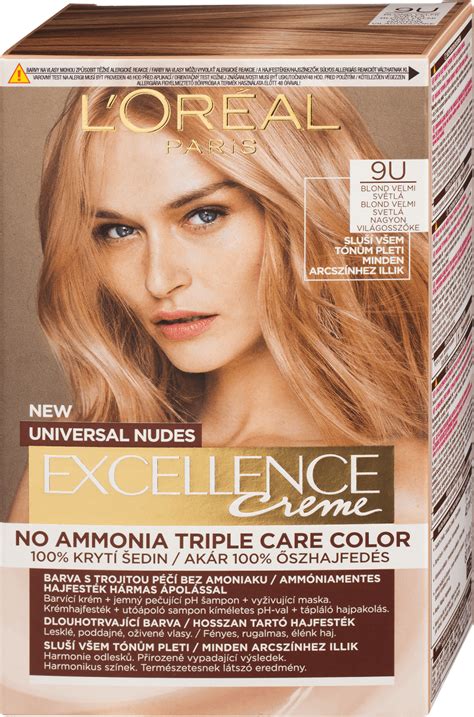 L ORÉAL PARIS EXCELLENCE CREME Farba na vlasy Universal Nudes 9U