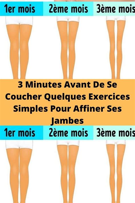 Minutes Avant De Se Coucher Quelques Exercices Simples Pour Affiner