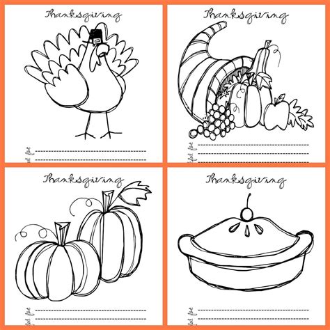 Thanksgiving Printable Sheets