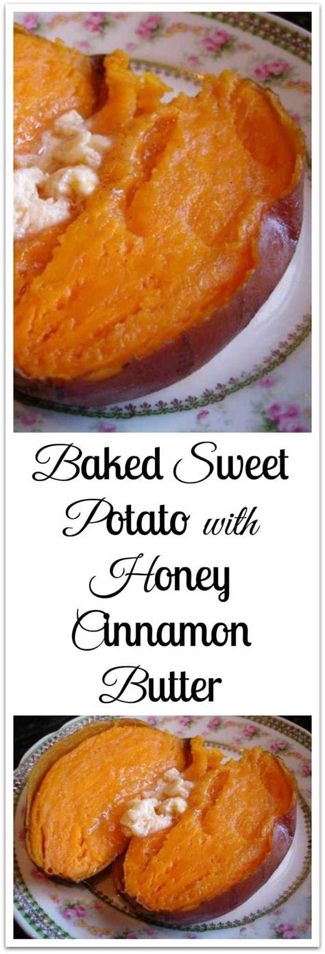 Baked Sweet Potatoes With Honey Cinnamon Butter Recipe Sweet Potato