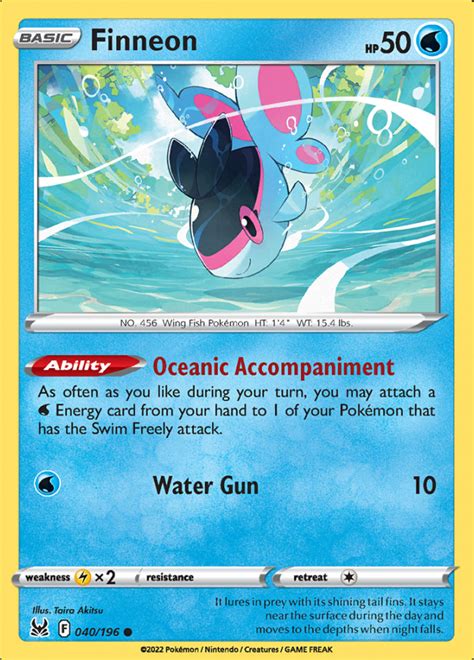 Finneon Lost Origin Card List Pokemon Tcg Digitaltq