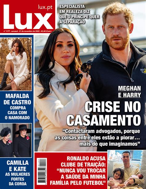Harry e Meghan crise no casamento Não perca a sua Lux quinta feira