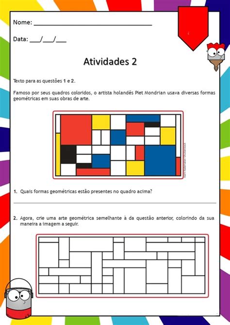 Atividades De Artes Para 4o Ano Image To U