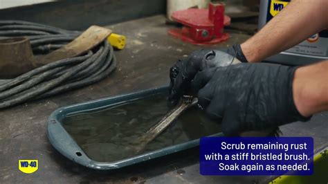 How To Remove Rust From Metal Tools With Wd Specialist Rust Remover