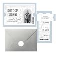 Uitnodiging Trouwkaart Winter Wedding Ticket Kaartje2go