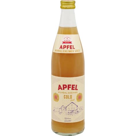 Apfelsaft naturtrüb Direktsaft 0 5 Ltr Schütz Fruchtsaftkelterei