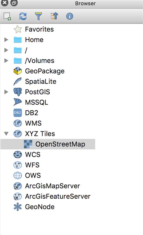 Openstreetmap How To Add Osm Layer To Qgis X Geographic
