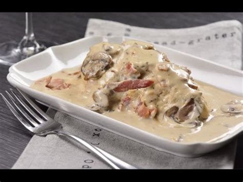 Como Preparar Pollo Con Champiñones En Salsa Bechamel Varios de Pollo