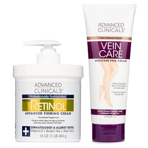 Amazon Advanced Clinicals Retinol Firming Cream Vein Care