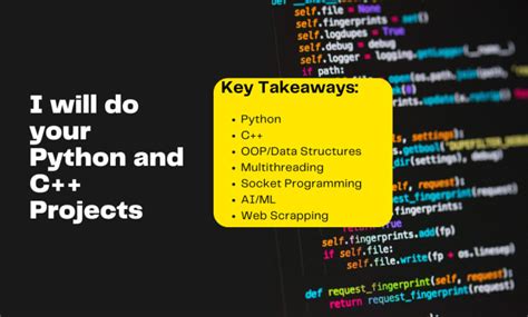 do your cpp c and python coding projects by ibrahimahmad723 fiverr
