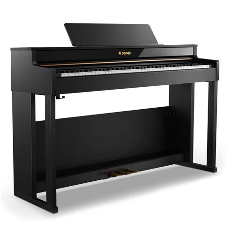Digital Piano Donner Key Piano Weighted Keyboard Premium Upright