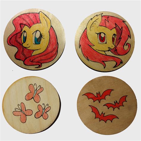 760788 Safe Artist Maytee Fluttershy Bat Pony Bat Ponified Bust
