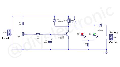 Auto Cut Off 3 7 Volt Battery Charger Circuit Catalog Library