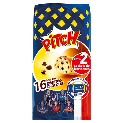 PASQUIER Pitch brioches aux pépites de chocolat 2x8 pièces 600g pas