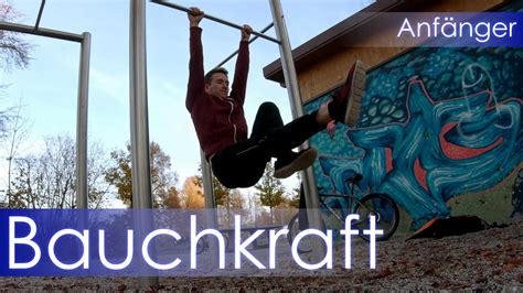 Bauchmuskelübungen am Reck für Anfänger Core exercises YouTube