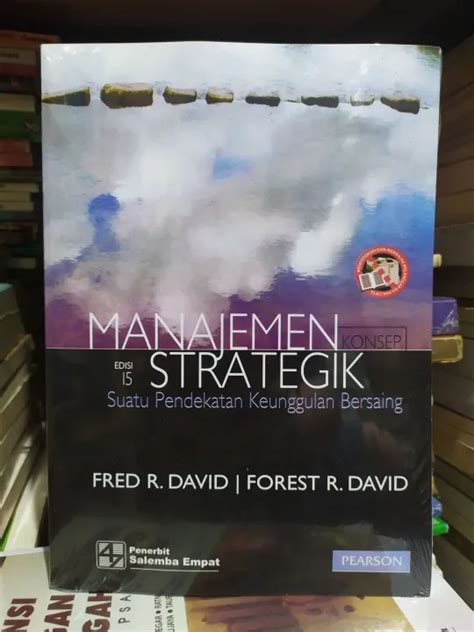 BUKU MANAJEMEN STRATEGIK EDISI 15 FRED DAVID Lazada Indonesia