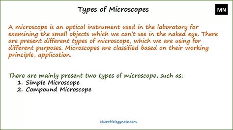 Electron Microscope Definition Types Parts Application Advantages
