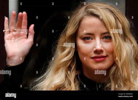 Us Actress Amber Heard Former Wife Of Actor Johnny Depp Arrives At The High Court In London