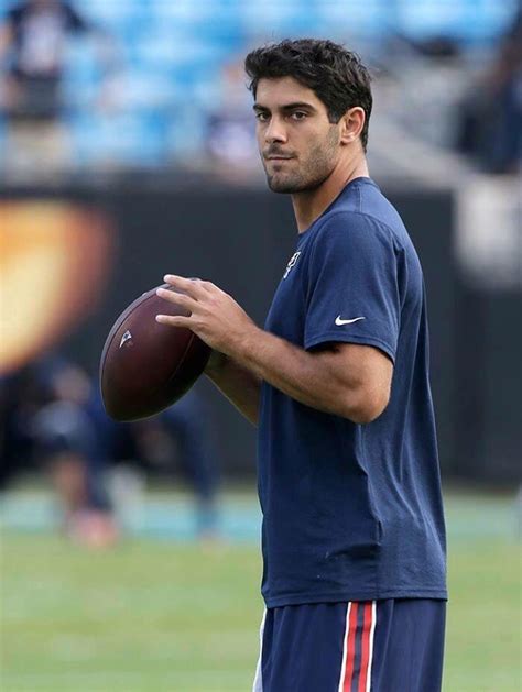 Jimmy Garoppolo Handsome Football Players Bronco Sports New England
