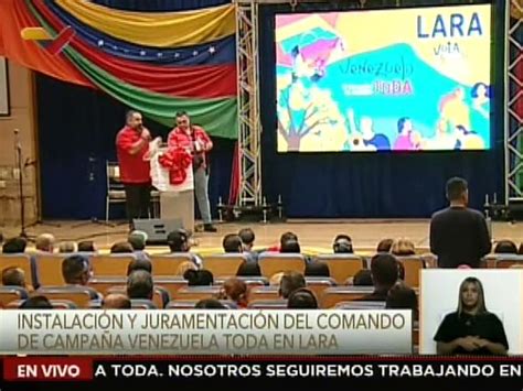 Juramentan el Comando de Campaña Venezuela Toda del estado Lara para