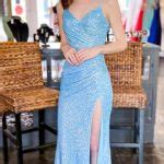 15 Blue Prom Dresses That Are Dazzling Fashionable Shimmery Sky