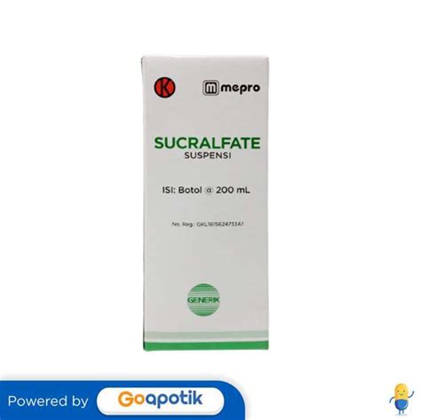 Jual SUCRALFATE MEPROFARM 500 MG 5 ML SUSPENSI 200 ML Di Seller Apotek