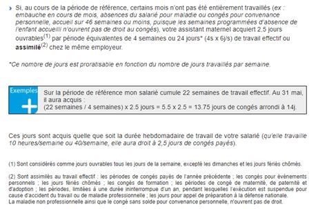 Comment Calculer L Acquisition Des Cong S Pay S En Ann E Incompl Te