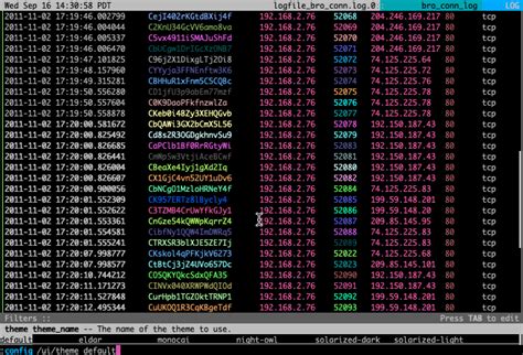 Support For Themes The Logfile Navigator