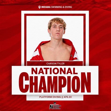 Indiana Swim Dive On Twitter Carson The Ncaa Champion Our Second