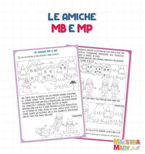 Le Amiche Mb E Mp Le Idee Della Scuola Scuola Schede Didattiche