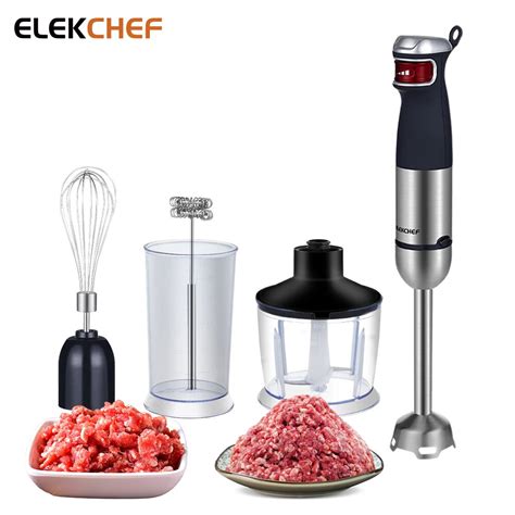 ELEKCHEF batidora eléctrica de inmersión 5 en 1 procesador de