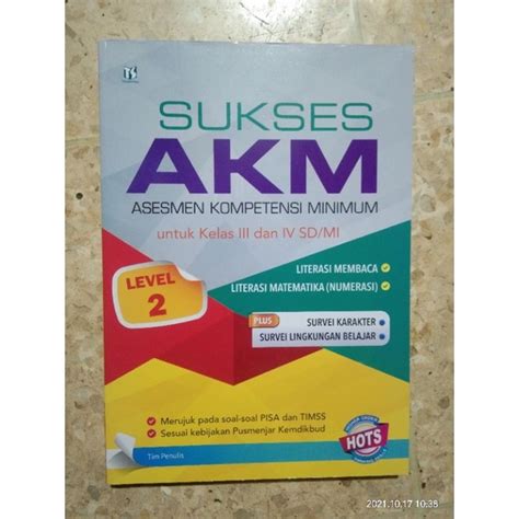 Jual SUKSES AKM ASESMEN KOMPETENSI MINIMUM UNTUK KELAS 2 DAN 3 SD MI