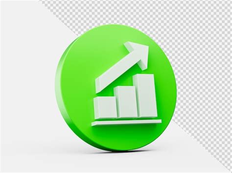 Gráfico de crecimiento empresarial icono ascendente icono de gráfico de