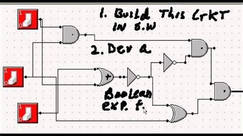 digital logic build complex circuit and derive a boolean expression for it part1 youtube