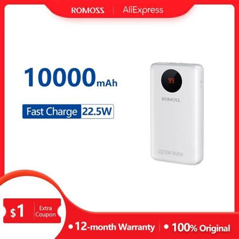 Buy Romoss Power Bank Mah Pd W Fast Charging External Battery