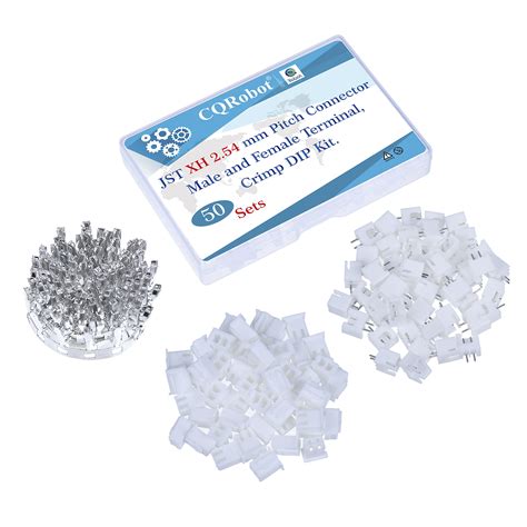 Buy Cqrobot Sets Pieces Jst Xh Mm Pitch Pin Jst Connector