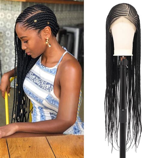 Amazon Alebery Inch Hd Full Lace Front Knotless Box Braided