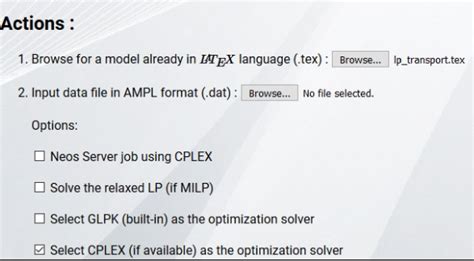 yet another math programming consultant latex as modeling language