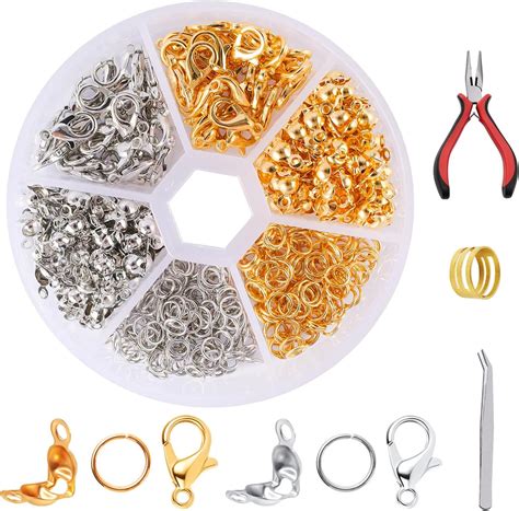 50pcs Fermoirs à Vis de Bracelet Collier DIY Boucle Embout Accs Bijoux