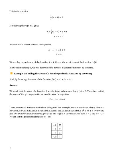 lesson zeros of polynomial functions nagwa