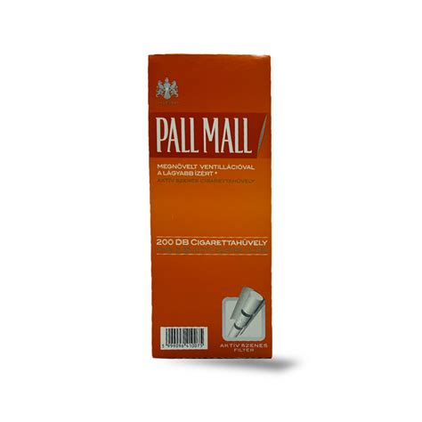 Tuburi Filtre Pall Mall Rosu Pentru Injectat Tutun 200buc Set