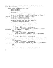 Calculator Java I Worked On The Homework Assignment Alone Using Only