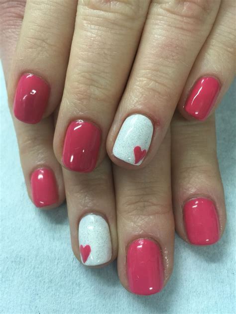 Valentines Day Nails Yellow