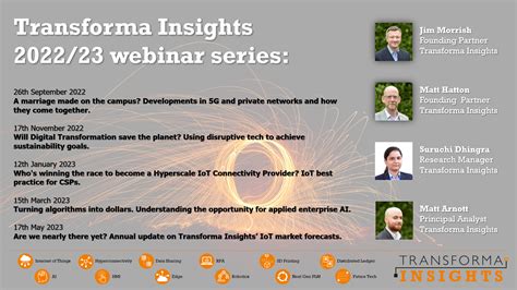 Transforma Insights Announces 2022 23 Webinar Series Transforma Insights