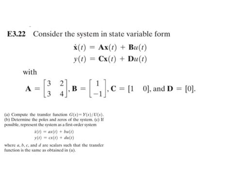 solved e3 22 consider the system in state variable form t
