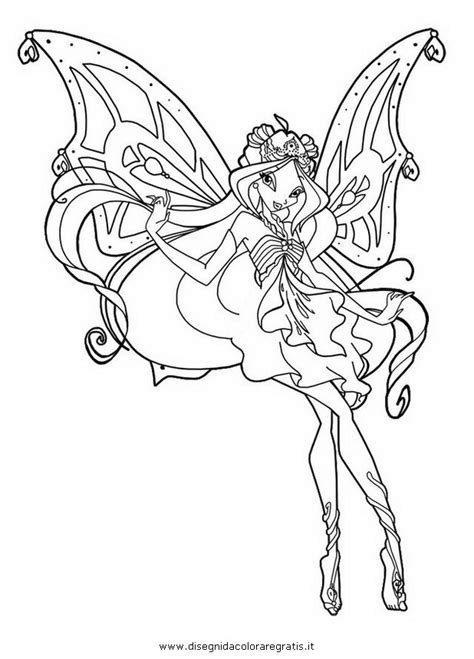 Disegno Winxflora Personaggio Cartone Animato Da Colorare Images And